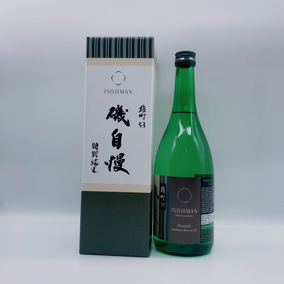 [이소지만마츠리] 이소지만 오마치53 토쿠베츠준마이 720ml 磯自慢 雄町53% 特別純米 – SAKEDOO